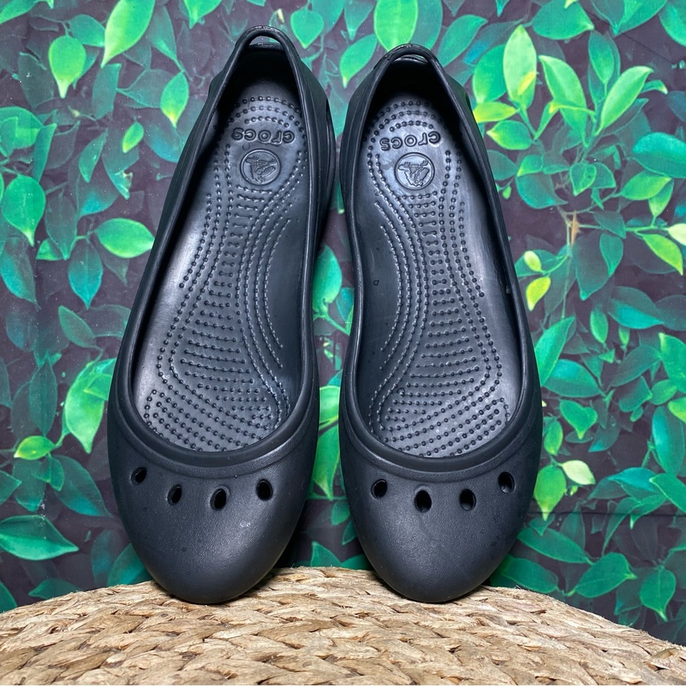 Crocs Kadee Black Flats - Gem